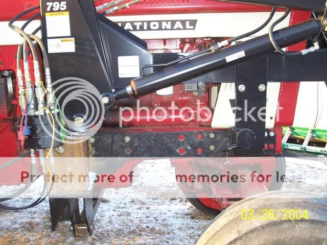 refabrication of loader mounts for my 795 allied loader - Technical IH ...
