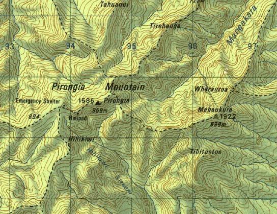Snow on Mount Pirongia